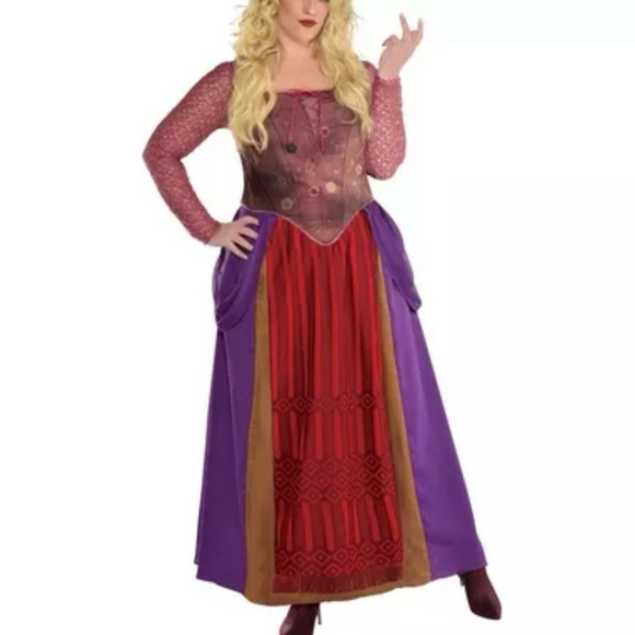 Disney | Dresses | Hocus Pocus Sarah Plus Size Women Costume | Poshmark